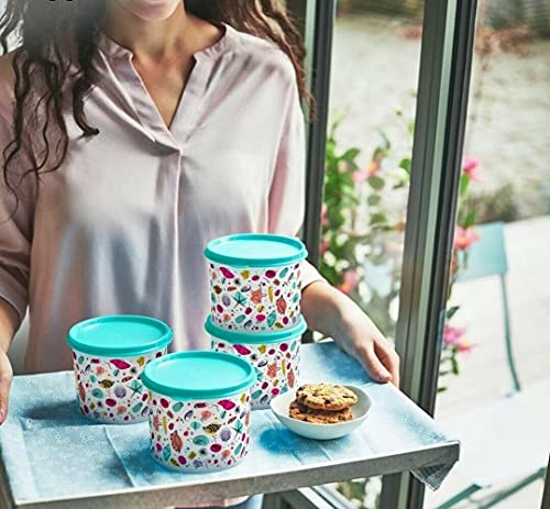 NewTupperware Utopic Shore Mini Canister 2 Cup / 500ml Set of 4
