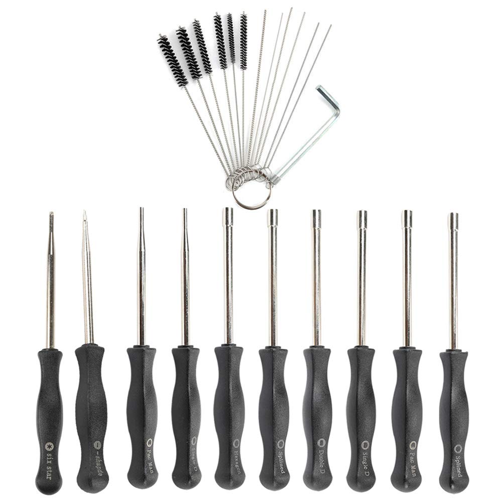 Allong Carburetor Adjustment Tool Kit for Common 2 Cycle Engine Craftsman Chainsaw Weed Eater Echo Poulan MTD Ryobi Homelite Trimmer