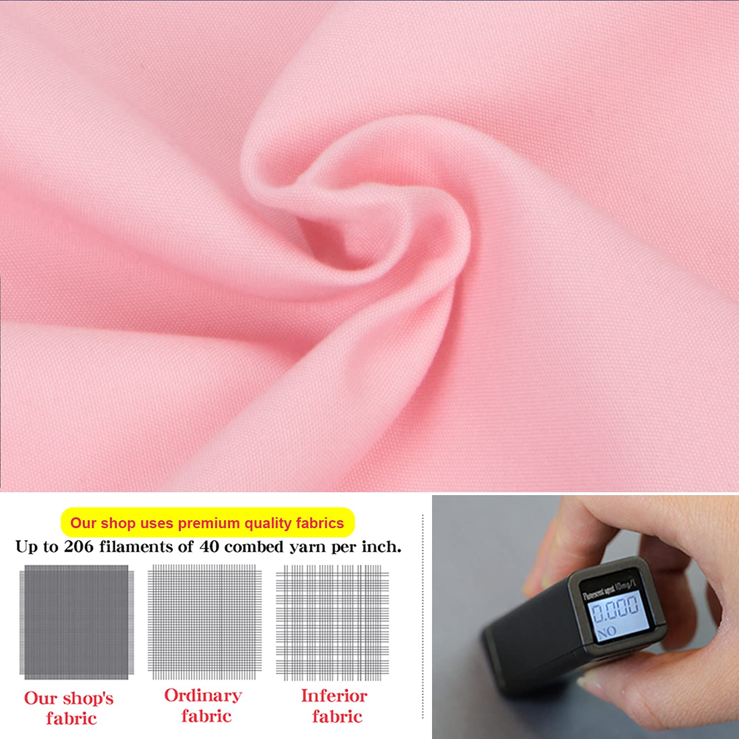 NTBAY Twin Fitted Sheet Only - Brushed Microfiber Deep Pocket Fitted Sheet - Soft, Wrinkle-Free, Fade-Resistant, Stain-Resistant, Hotel Quality Fitted Bed Sheet, Pink