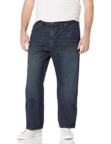 Nautica Men's Big and Tall Relaxed Fit Jean, Rigger Blue, 46W x 34L