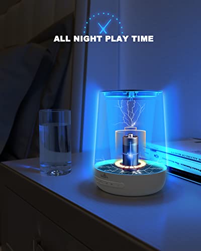 BABYMUST Baby White Noise Machine, Sound Machine with Night Light for Baby Sleeping, 34 Soothing Sounds, App Remote Control, Set Wake up & Sleep Schedule, Timer, Rechargeable, Portable for Travel