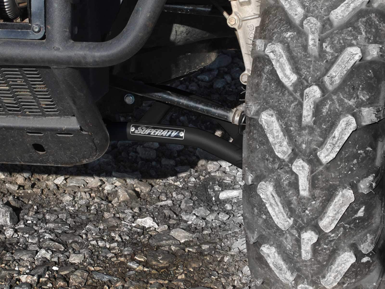 SuperATV High Clearance 2" Forward Offset A-Arms for Polaris Ranger Midsize 570 (2014) - Black