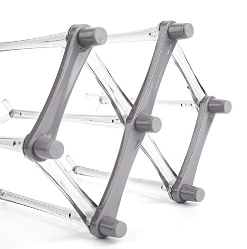 Yesland 2 Pack Retractable Cup Drying Rack, Plastic Non-slip Bottom Mug Tree Holder Organizer Rack Stand for Drinking Glass and Sports Bottle Drainer for Kitchen