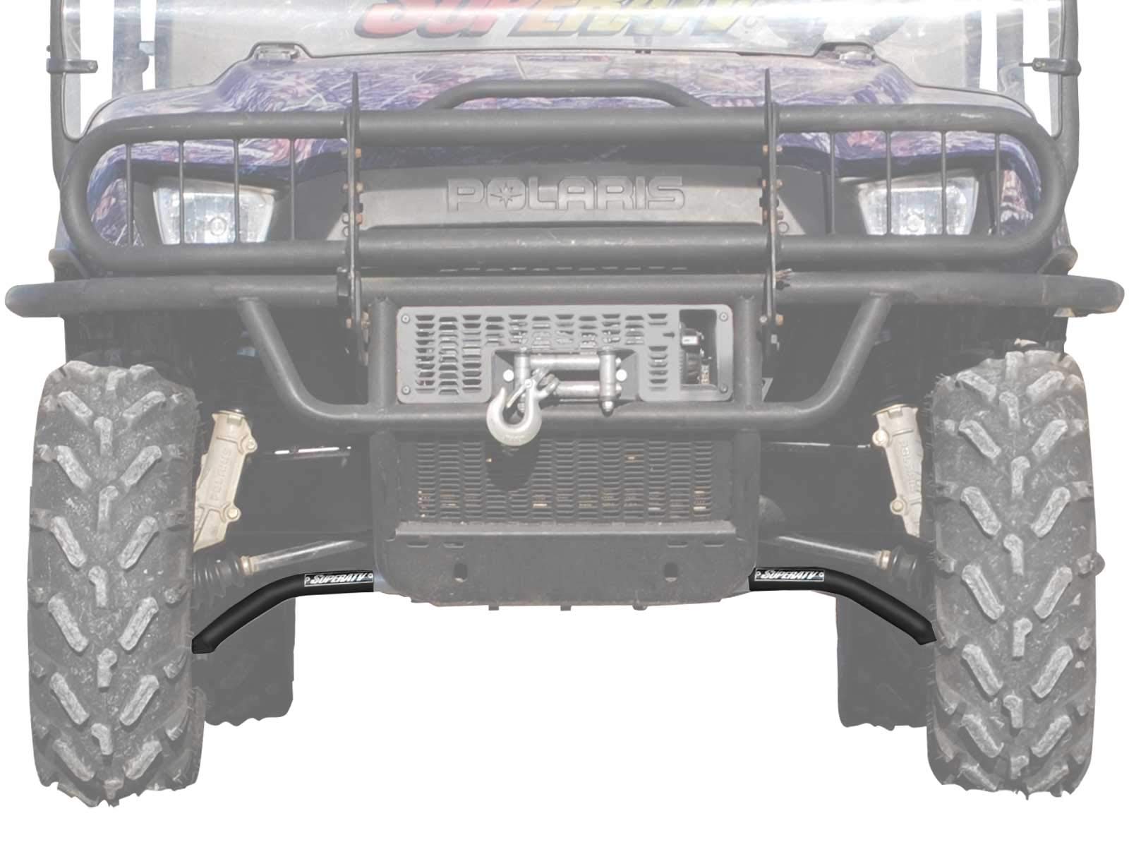 SuperATV High Clearance 2" Forward Offset A-Arms for Polaris Ranger Midsize 570 (2014) - Black