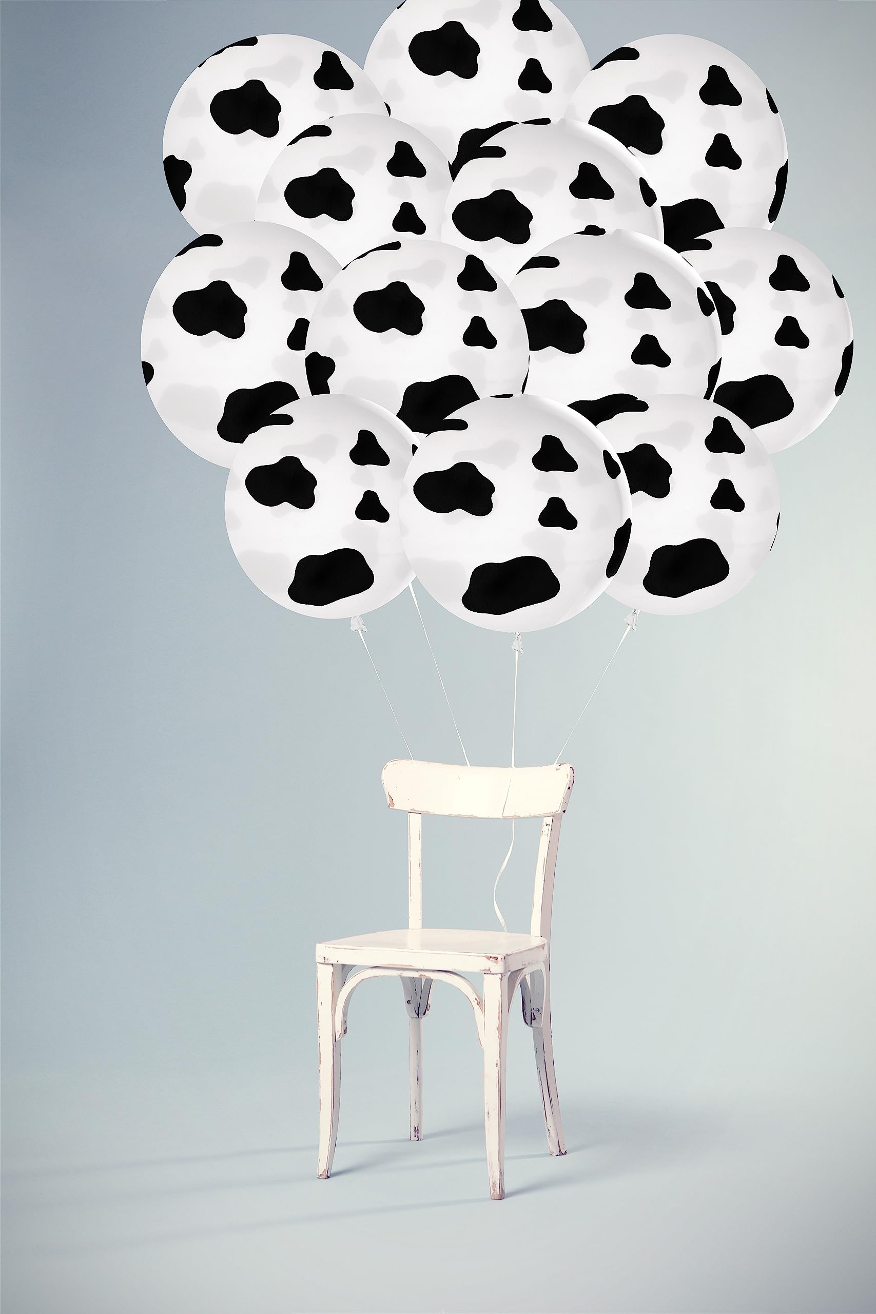 Latex Cow Print Balloons - Birthday Party balloons, Farm Theme, Party Supplies (12)