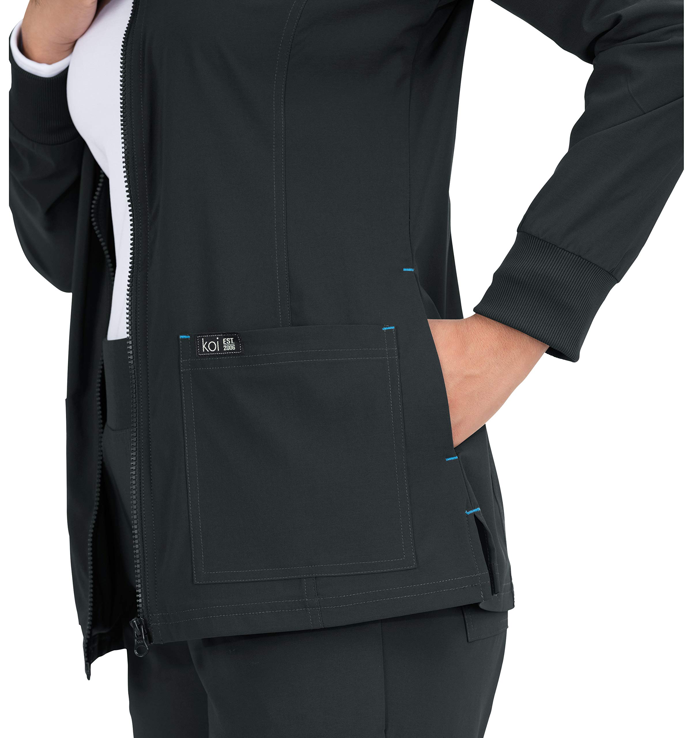 KOI Basics 450 Women's Andrea Jacket (Black, X-Large)