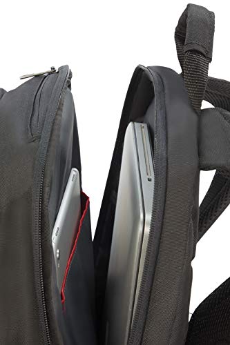 Samsonite Unisex Adult Lapt.Backpack, Black, 15.6 Inches (44 cm-22.5 L)