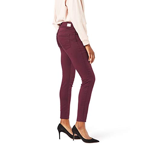 Levi Strauss Signature Gold Women's Totally Shaping Pull-on Skinny Jeans (Available in Plus Size), Winetasting, 6 Medium
