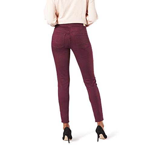 Levi Strauss Signature Gold Women's Totally Shaping Pull-on Skinny Jeans (Available in Plus Size), Winetasting, 6 Medium