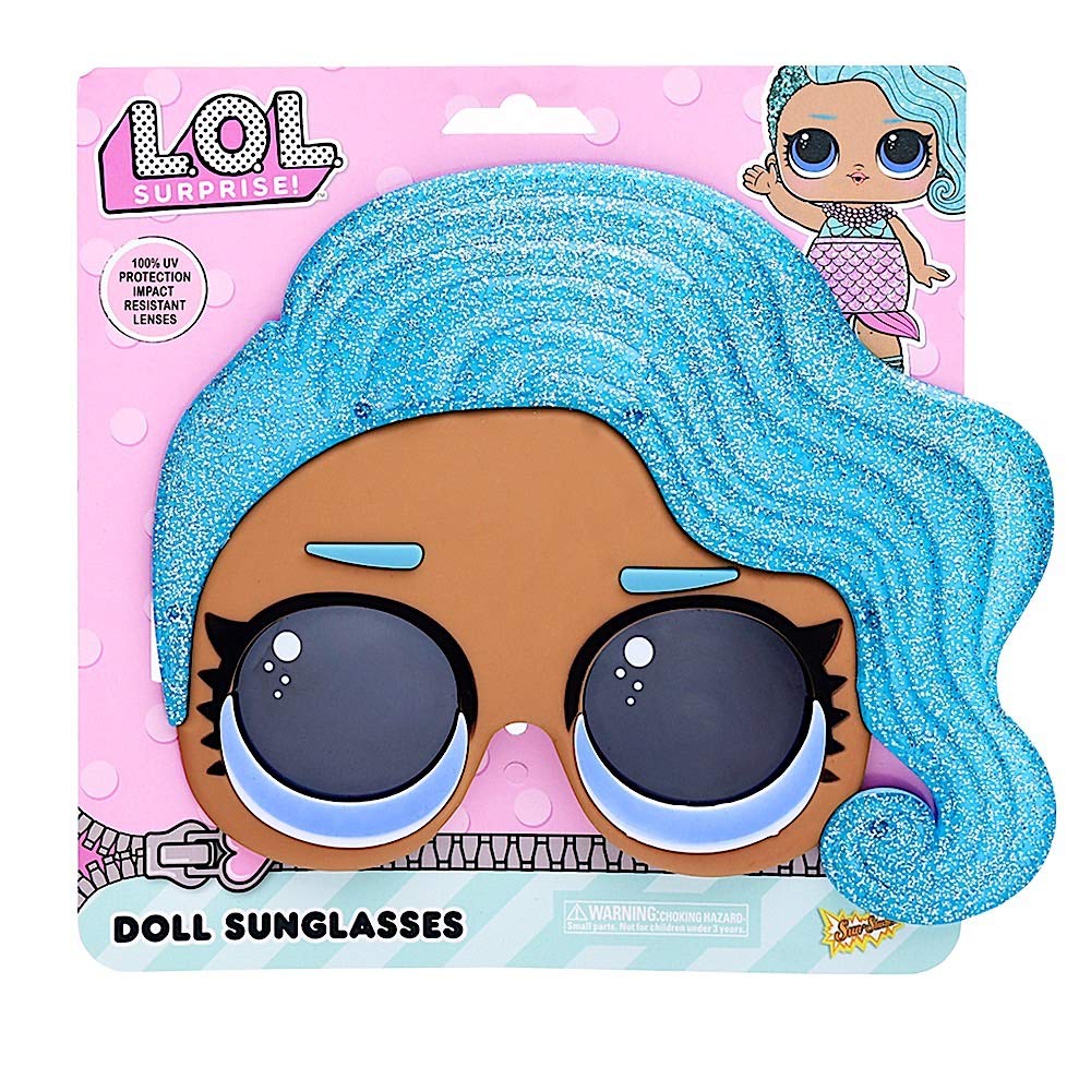 Sun-Staches LOL Surprise Official Mermaid Sunglasses | Costume Accessory | UV 400 | One Size Fits Most Kids