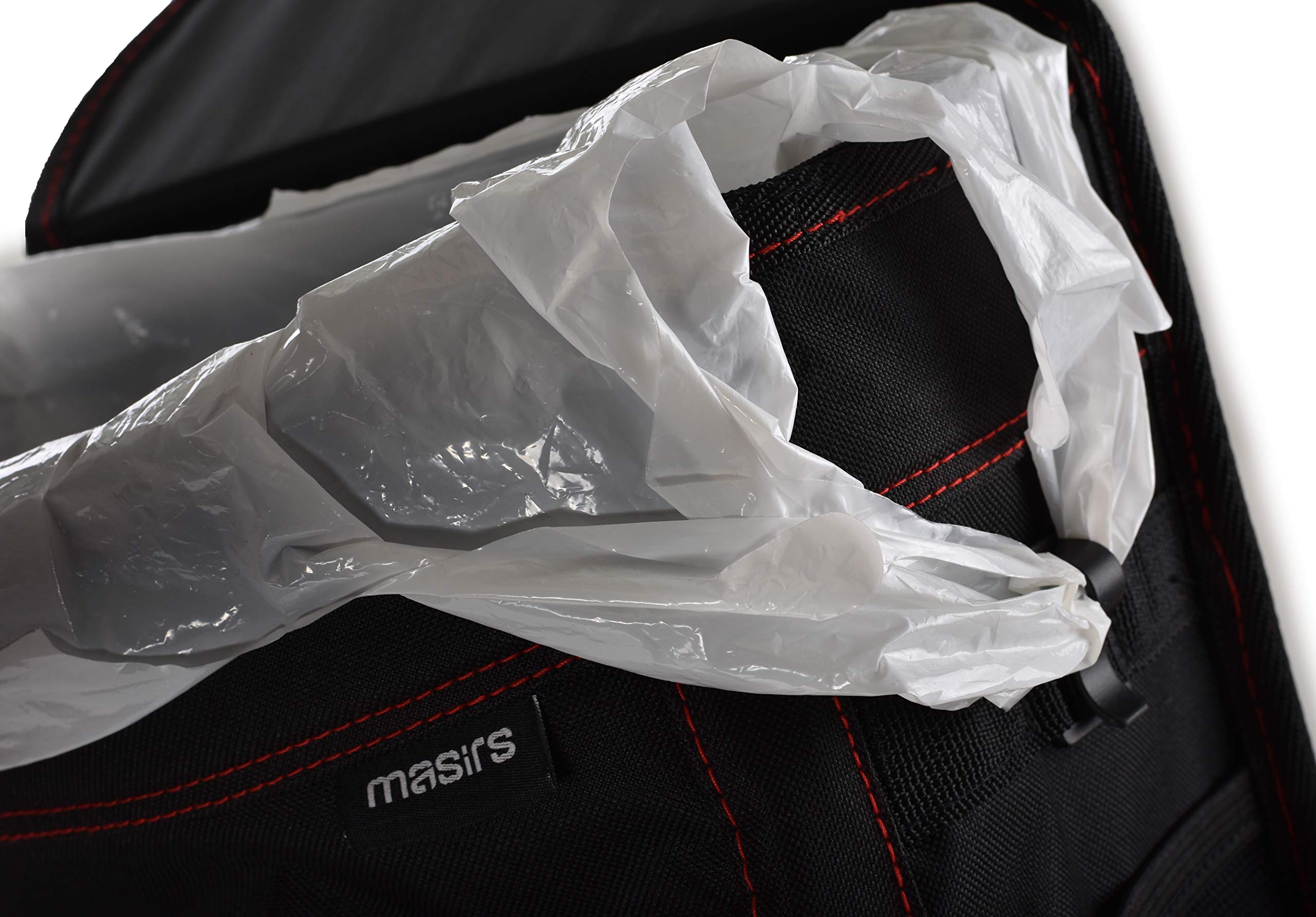 Masirs Vehicle Trash Can - Large Removable Leakproof Garbage Bag, Fasten The Car Waste Basket to Back or Front Seat Headrest. Great Garbage Can for Car, SUV, Truck, Van or Minivan.