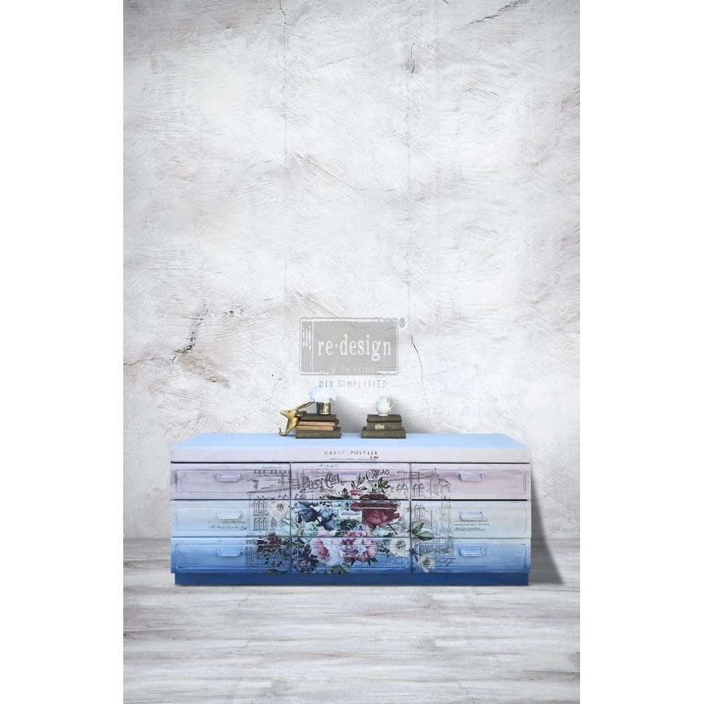 Redesign DÉCOR TRANSFERS® – Imperial Garden Size 44"x30", Cut INTO 6 Sheets 655350635534 Rub on Transfer for Wall or Furniture Decoration