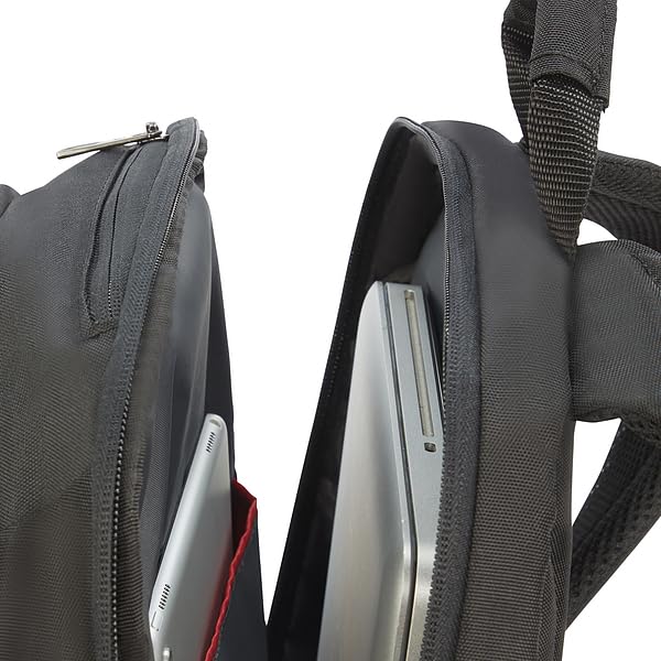 Samsonite Unisex Adult Lapt.Backpack, Black, 15.6 Inches (44 cm-22.5 L)