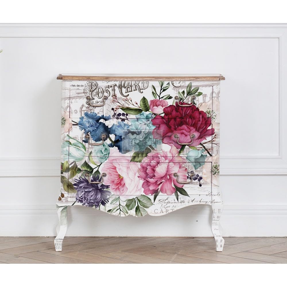 Redesign DÉCOR TRANSFERS® – Imperial Garden Size 44"x30", Cut INTO 6 Sheets 655350635534 Rub on Transfer for Wall or Furniture Decoration