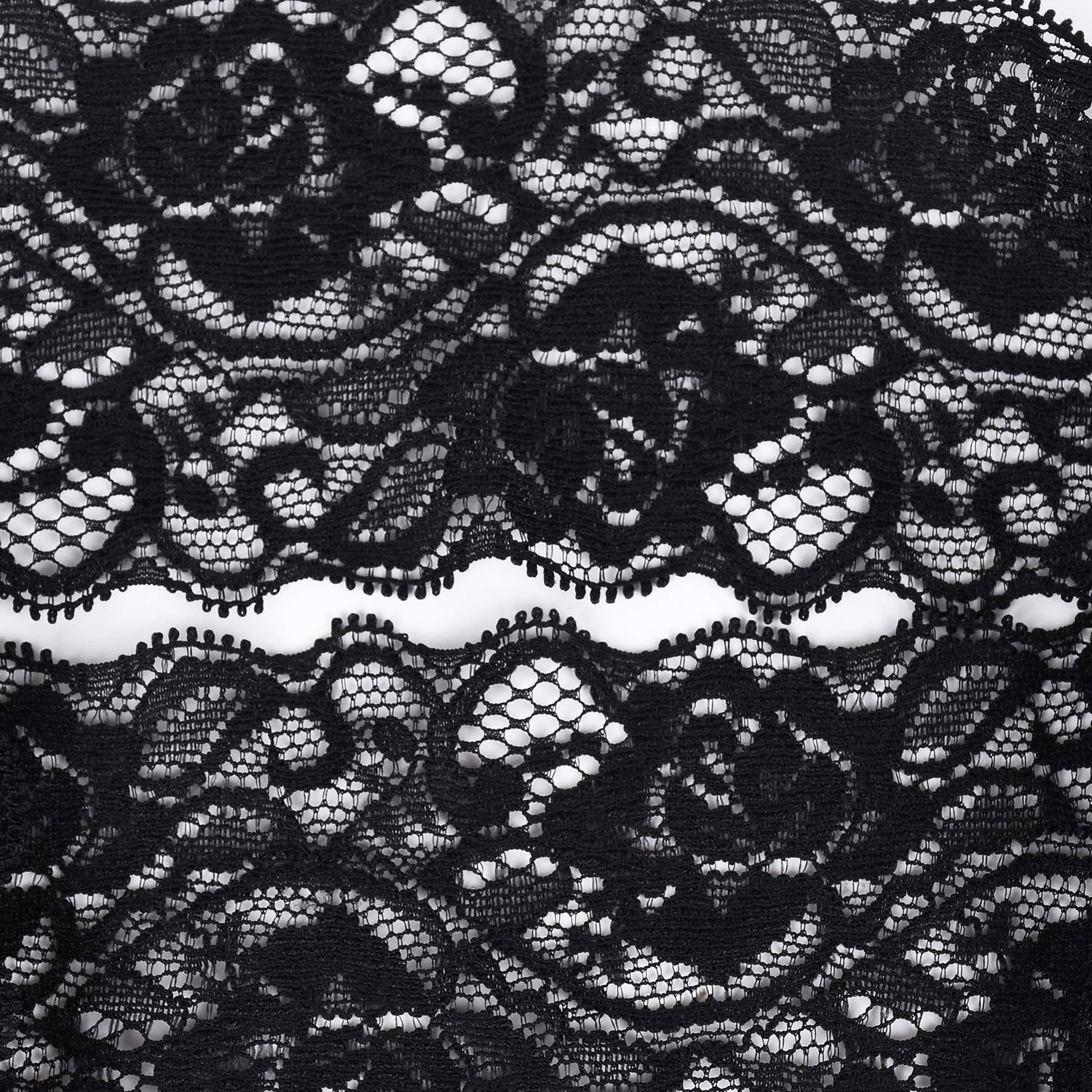 Sunm Boutique Womens Thong Underwear Lace Hollowed Out T Back Low Waist Ice Silk Sexy Cheeky Thong See Through Panties Medium