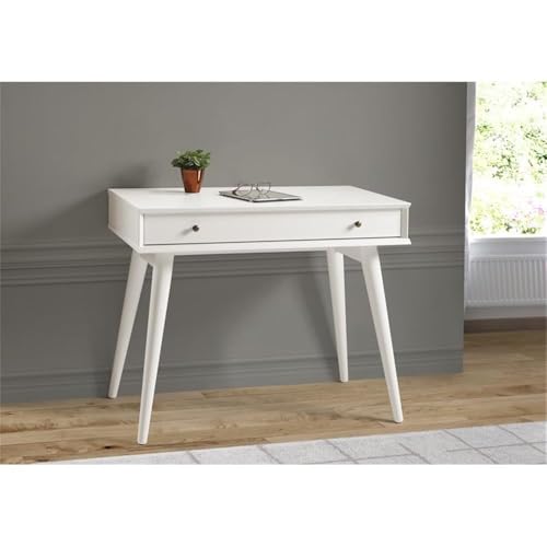 Camaflexi Mid-Century Desk - White Finish