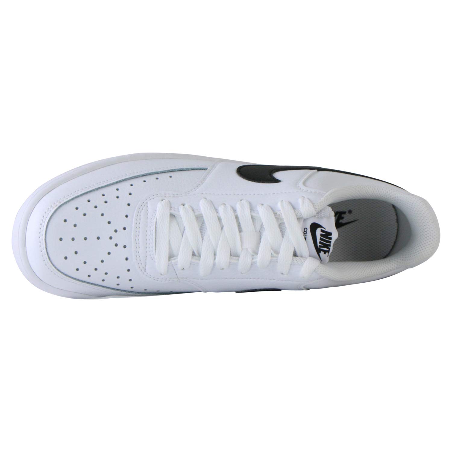 Nike Men's Court Vision Low Sneaker, White/Blackwhite, 8.5