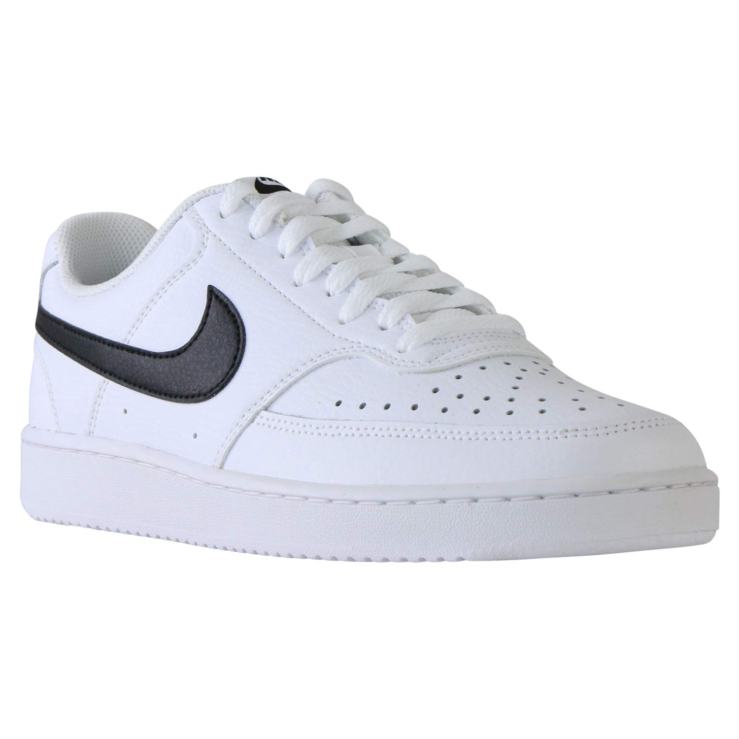 Nike Men's Court Vision Low Sneaker, White/Blackwhite, 8.5