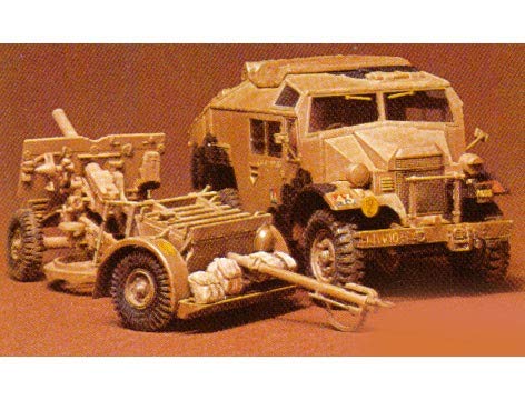 Tamiya 1/35 British 25lb Gun & Quad TAM35044 Plastic Models Armor/Military 1/35