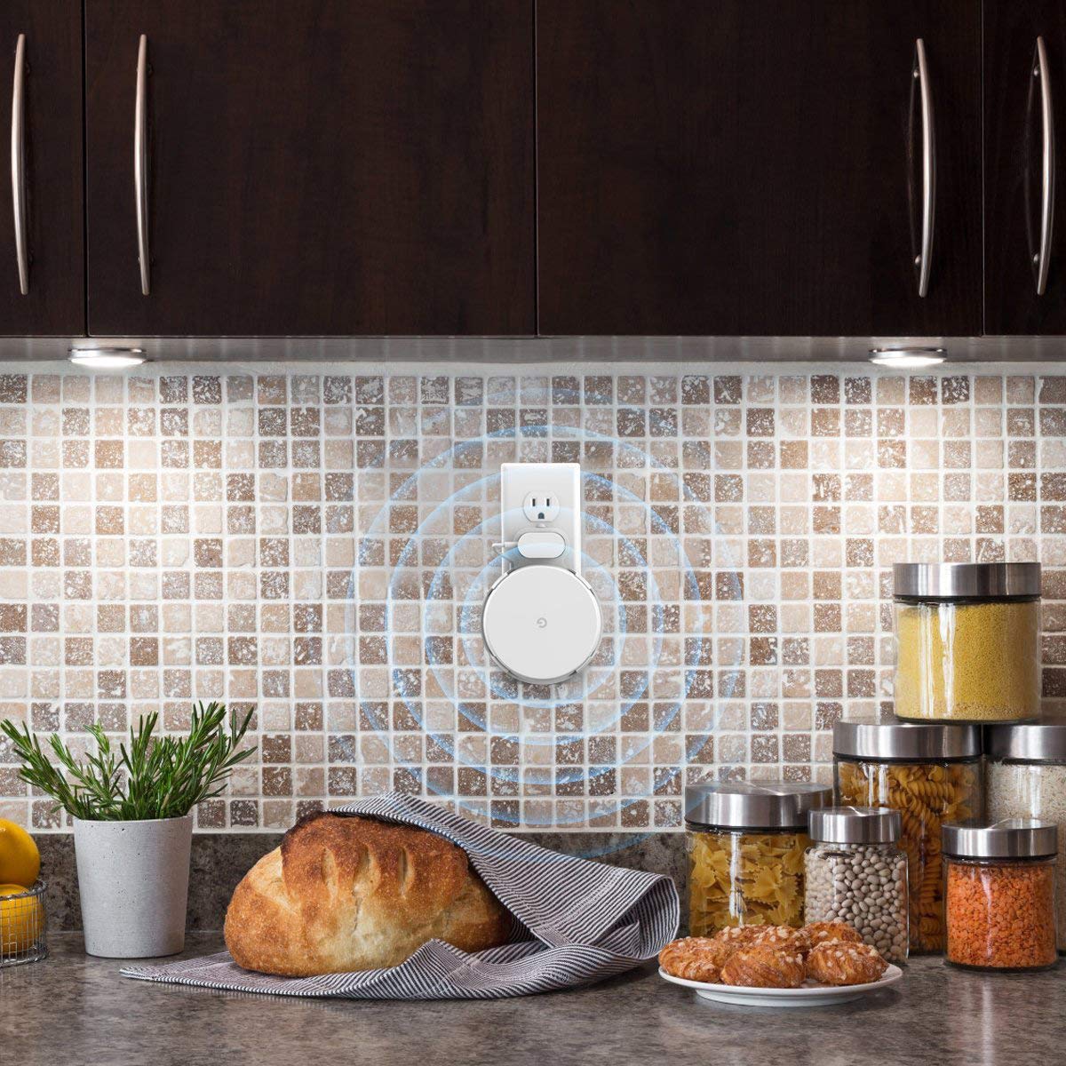 Deco Gear Google WiFi Outlet Wall Mount (White)
