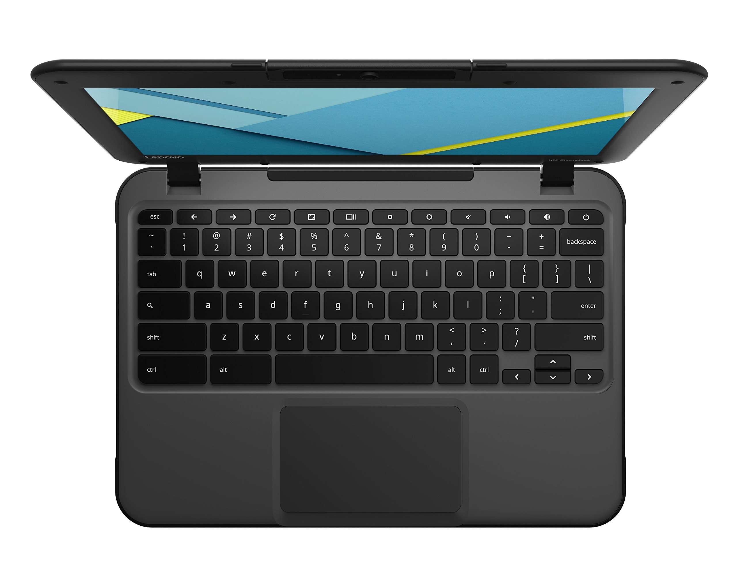 Lenovo Chromebook N22 11.6 inches Notebook, IPS Touchscreen, Intel N3060 Dual-Core, 16GB eMMC SSD, 4GB DDR3, 802.11ac, Bluetooth, ChromeOS (Renewed)
