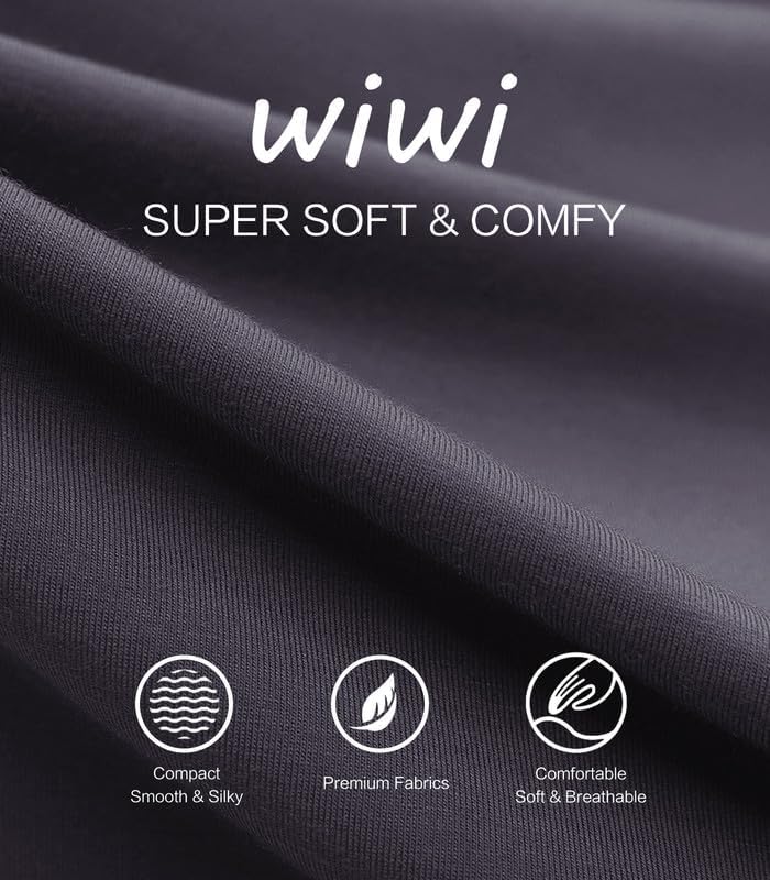 WiWi Viscose from Bamboo Pajamas Set for Women Soft Short Sleeve with Shorts Summer Plus Size Pjs Sets S-4X, Dark Grey, 4X