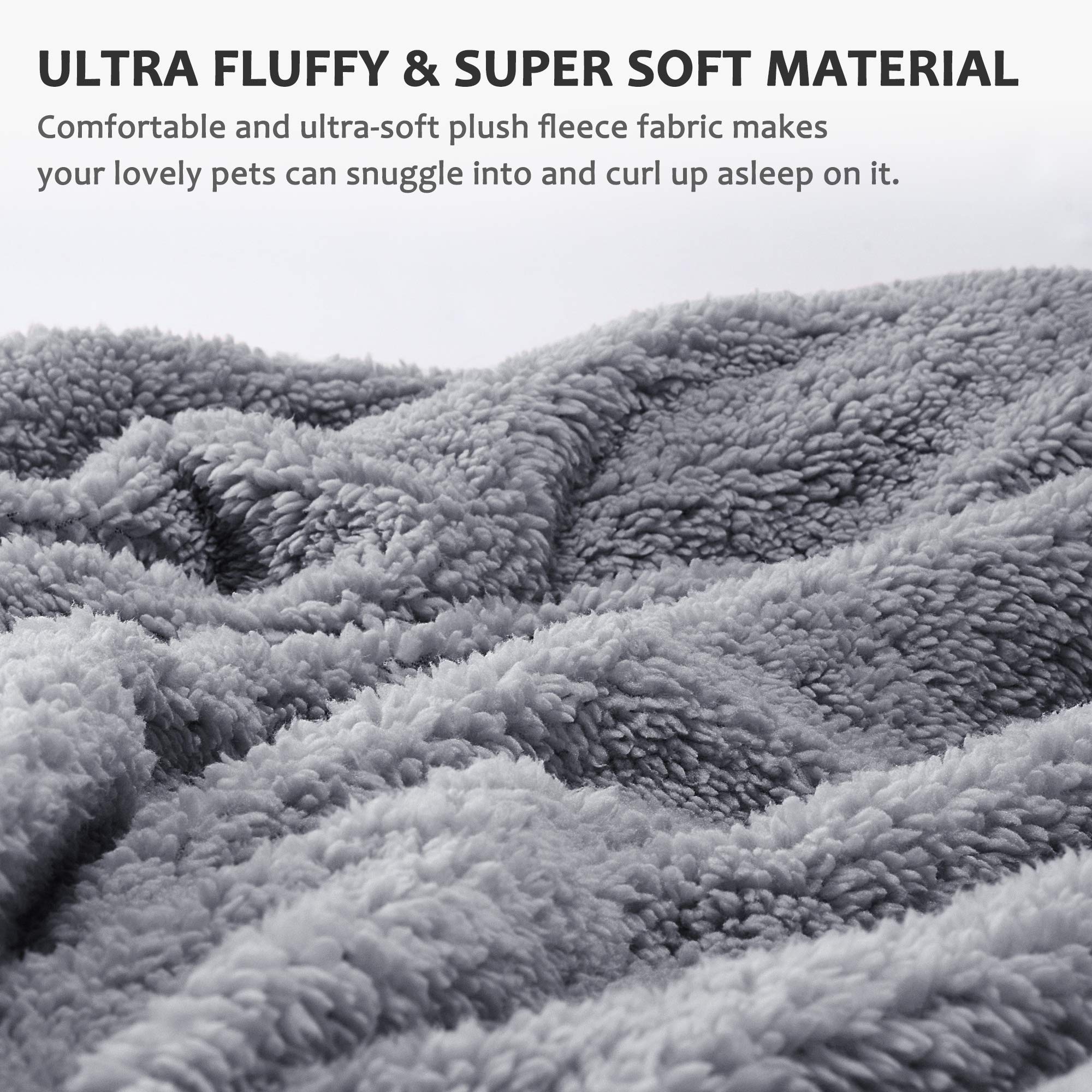 Dog Blankets for Large Dogs, Super Soft Warm Sherpa Fleece Plush Doggie Blankets and Throws for Small Medium Puppy Doggy Pet Cats,50x60 inches