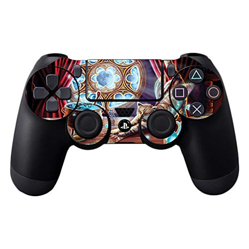 MightySkins Skin Compatible with Sony PS4 Controller - Cauldron Cat | Protective, Durable, and Unique Vinyl Decal wrap Cover | Easy to Apply, Remove, and Change Styles | Made in The USA