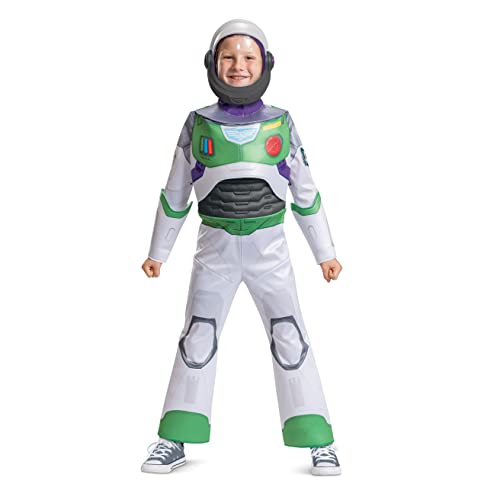 Disney Pixar Lightyear Buzz Space Ranger Costume for Kids, Deluxe Official Disney Lightyear Costume Outfit, Child Size Medium (7-8)