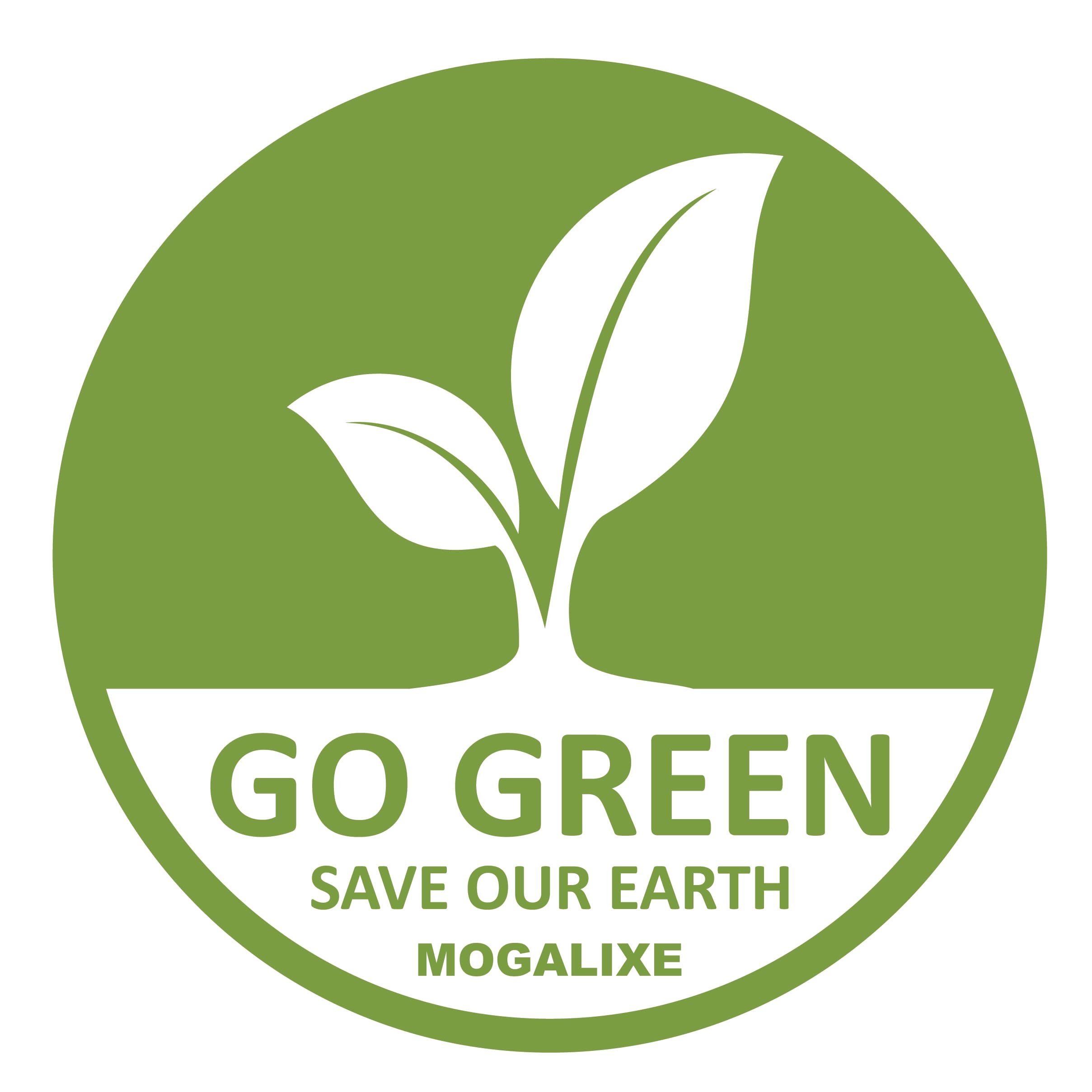 MOGALIXE Compostable Kitchen Compost Bags, 2.6 Gallon, 100 Count, Plant-Based, Extra Thick, ASTM D6400 Rated