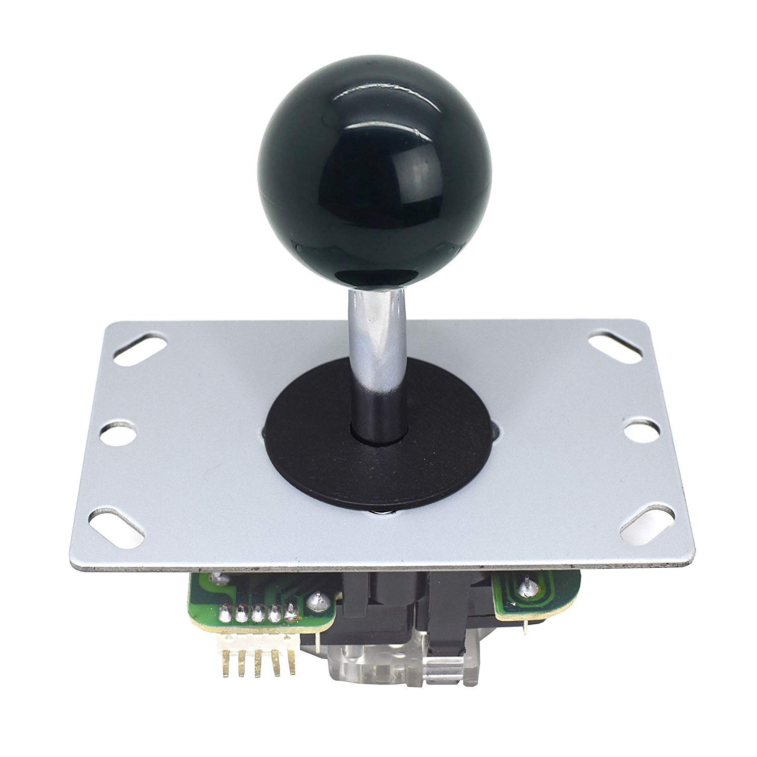 Marwey Black Ball Top Handle 5 Pin Micro Switches 4 & 8 Way Adjustable Arcade Joystick Replacement Cable Parts for Mame Jamma Arcade USB Encoder PC Game Cabinet DIY Joystick and Button Kit…