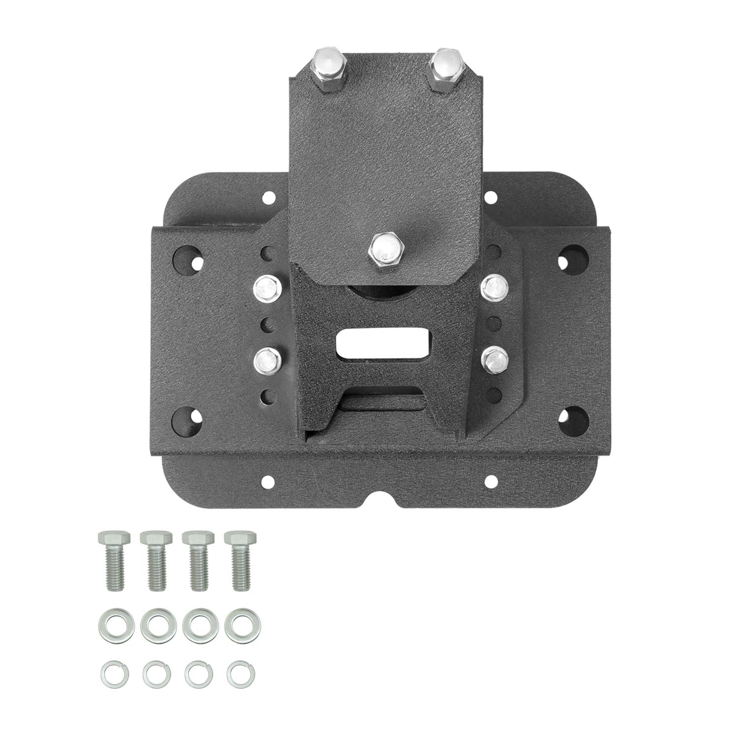 EAG Adjustable Tire Carrier Mount Compatible with 07-18 Wrangler JK