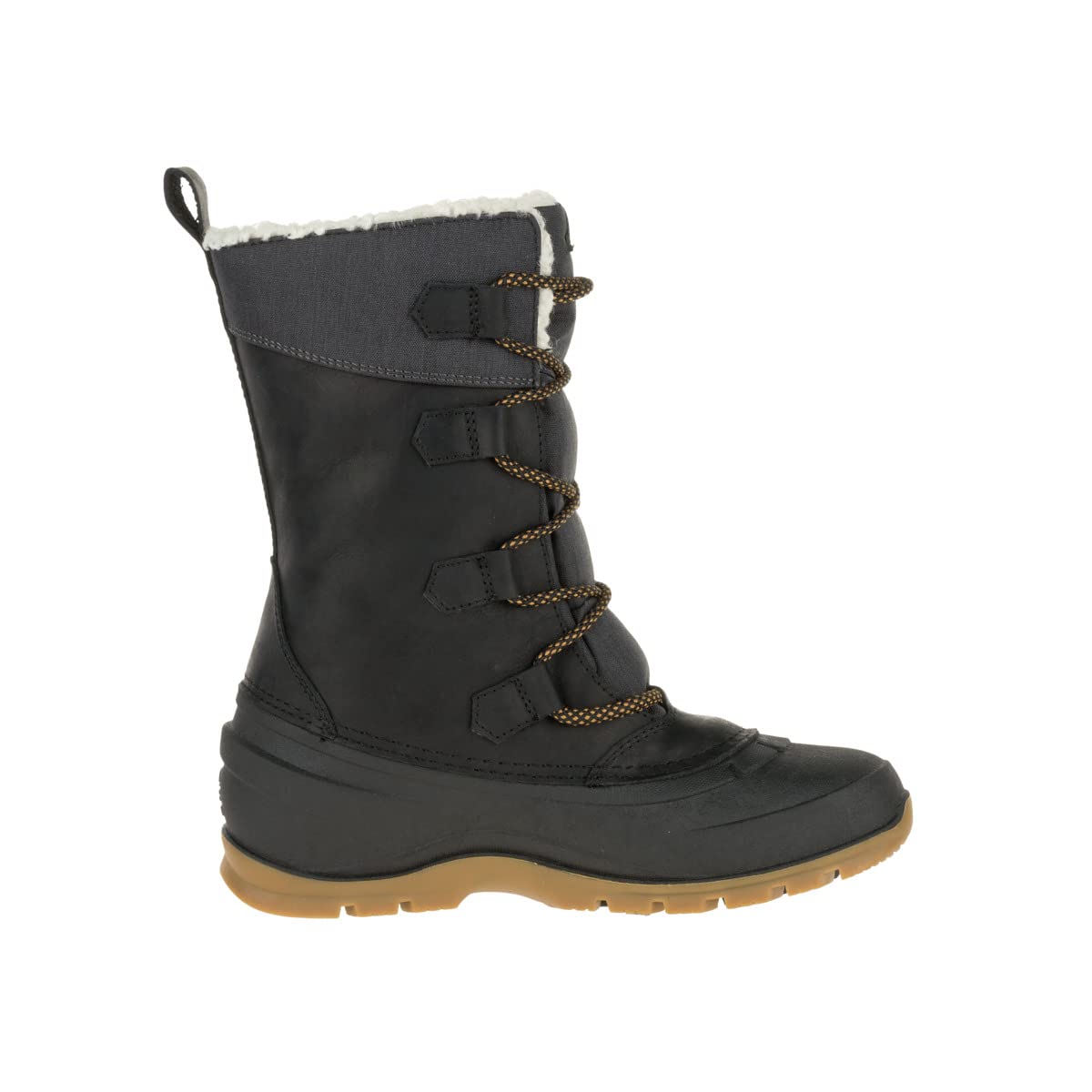 Kamik Women's Snowgem Winter Boots, Black, 10