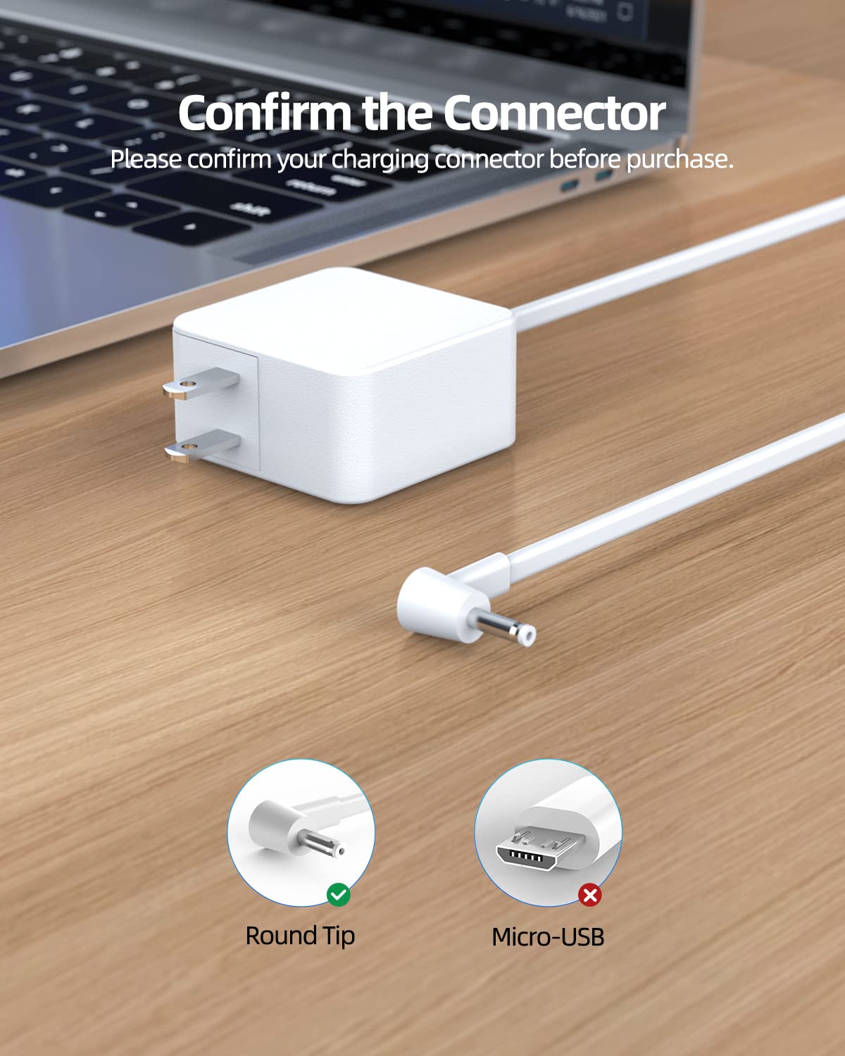 AC Charger Fit for Google Home Hub (1st Gen Nest Hub) Nest Hub (2nd Gen) Smart Speakers Power Supply Adapter Cord