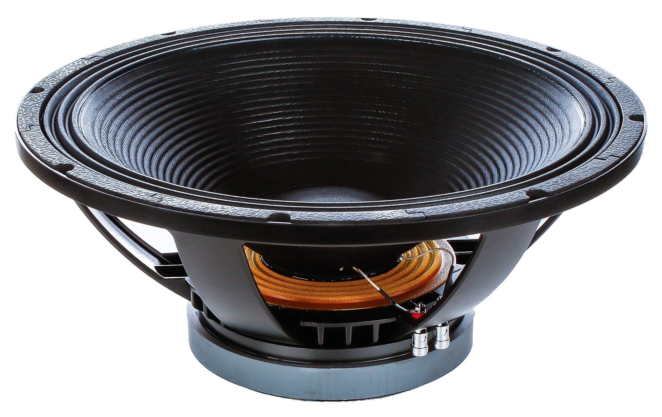 Alphasonik 18" Flagship Series 3000 Watts Raw Sub Woofer Speaker Cast Aluminum Basket Driver for Pro Audio PA DJ Cabinets Replacement Subwoofer with High Power Extremely Clear and Loud - FW1832