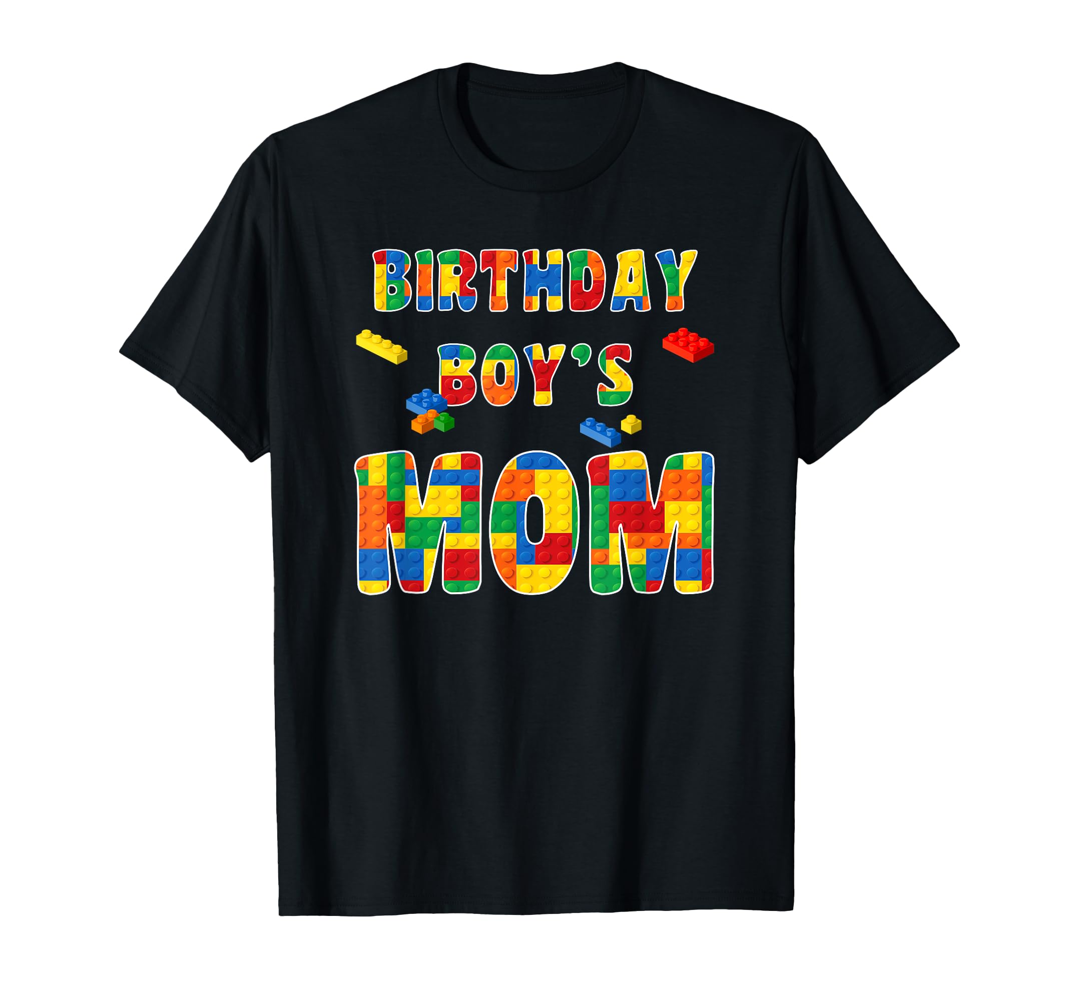Building Block Mom Of Birthday Boy T-Shirt T-Shirt
