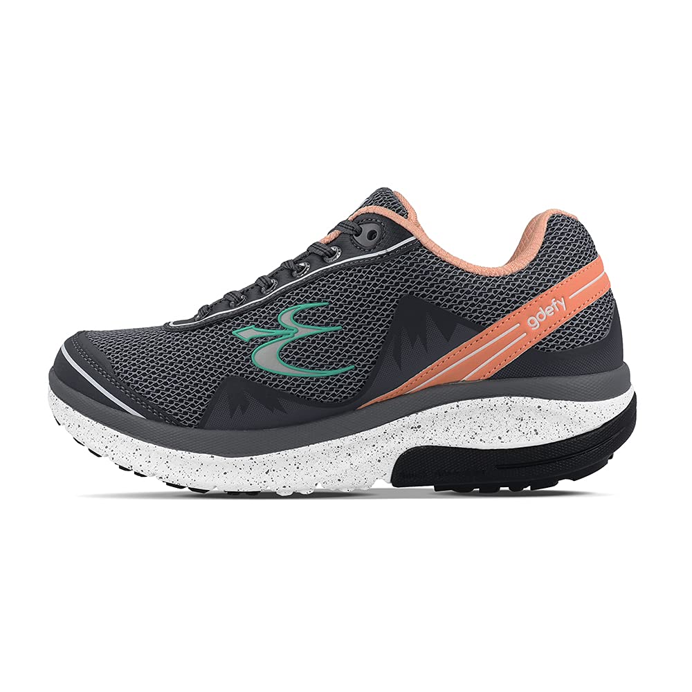 G-DEFY Mighty Walk Women’s Orthopedic Walking Shoe | VersoShock Technology for Pain Associated with Running | Prolonged Standing | Arch Support | Diabetic shoes | Wide Shoes | Free Custom Orthotic