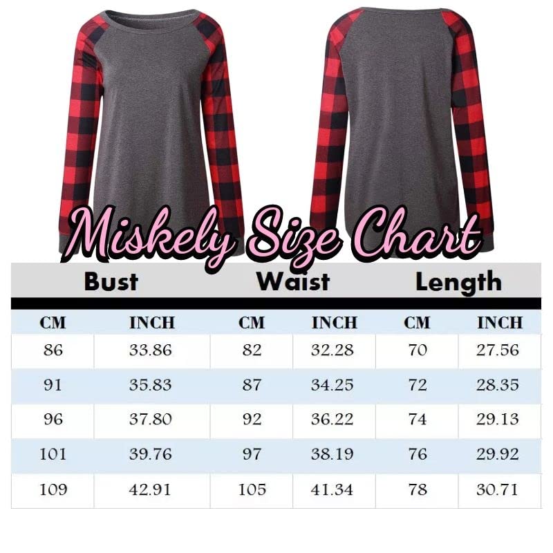 Miskely Women's Casual Color Block Long Sleeve Pullover Blouse With Pocket Loose Lightweight Tunic Tops Sweatshirt (XX-Large, A Grey Red Sleeve)