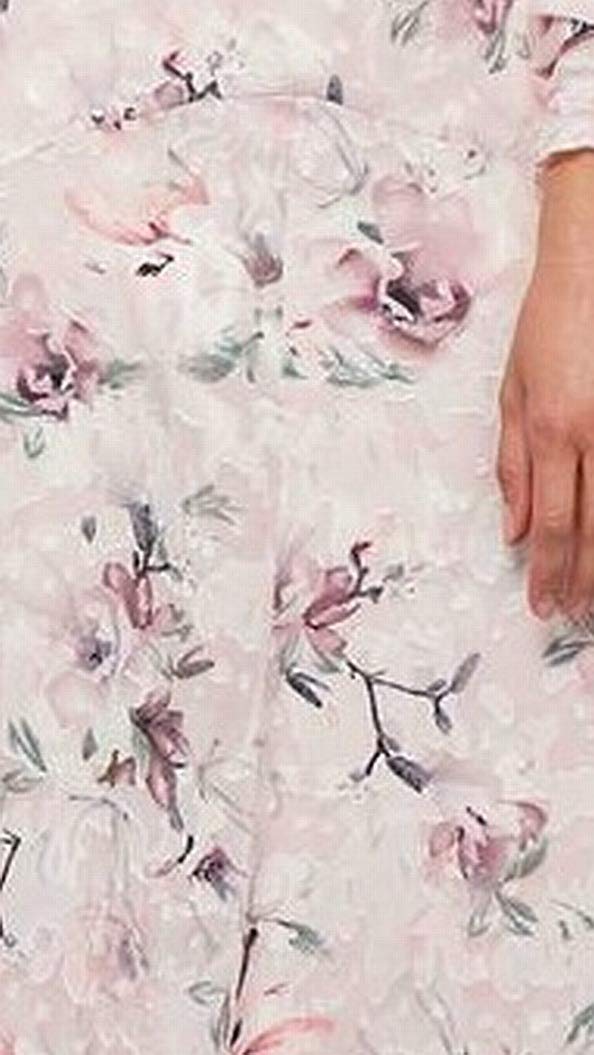 Alex Evenings Women's Sleeveless Printed Chiffon Dress with Shawl, Blush Multi, 10