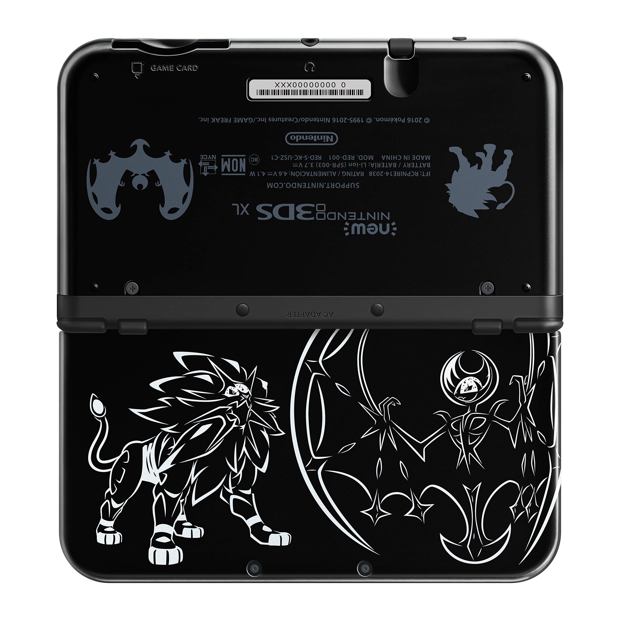 Nintendo New 3DS XL Solgaleo Lunala Black Edition (Renewed)