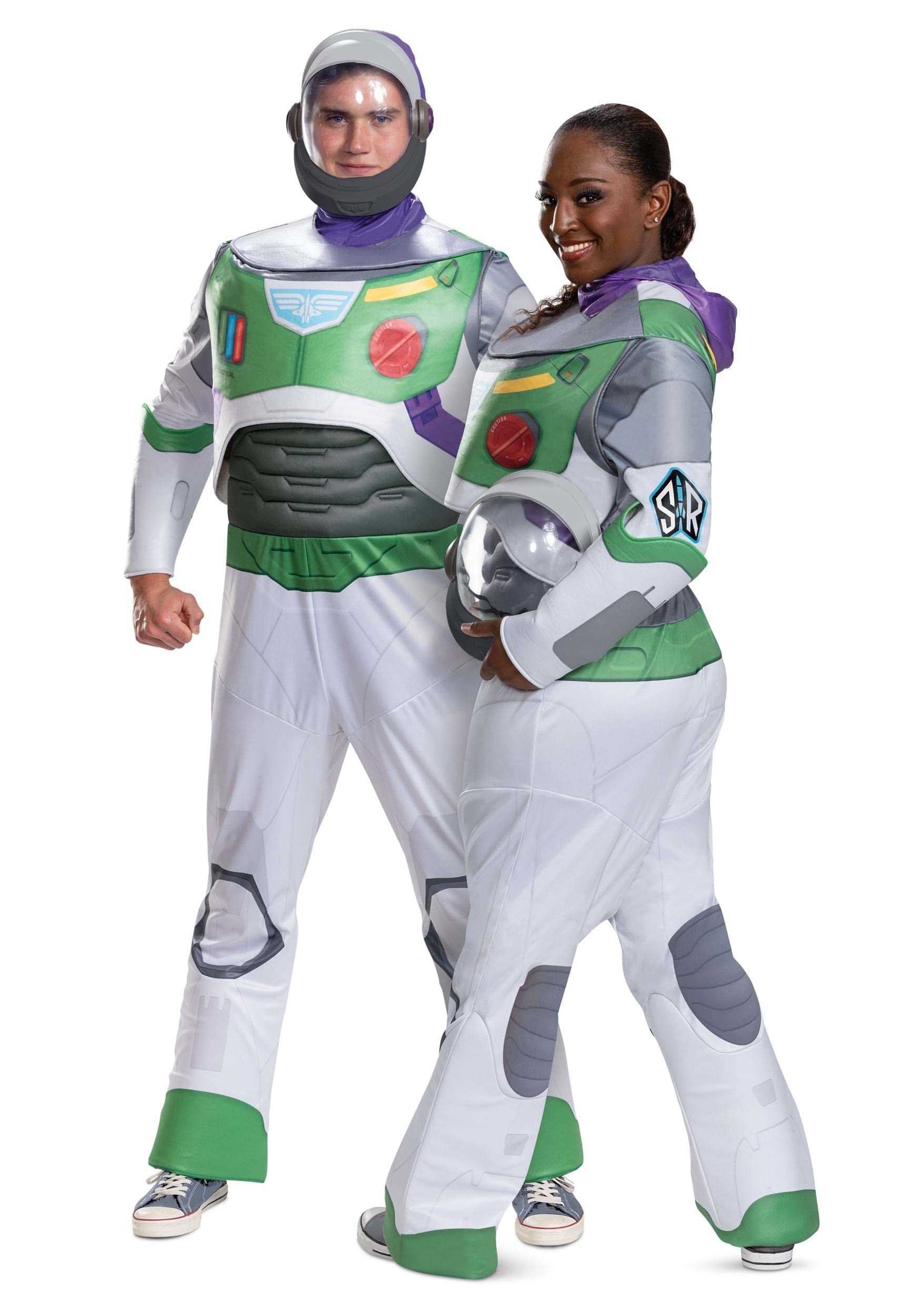 Disguise mens Disney Pixar Lightyear Buzz Space Ranger Costume, Official Disney Lightyear Outfit Adult Sized Costumes, As Shown, Men s Size Large 42-46 US