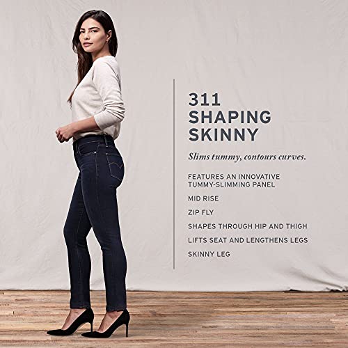 Levi's Womens 311 Shaping Skinny (Also Available In Plus) Jeans, Maui Views - Dark Indigo, 28 Regular US