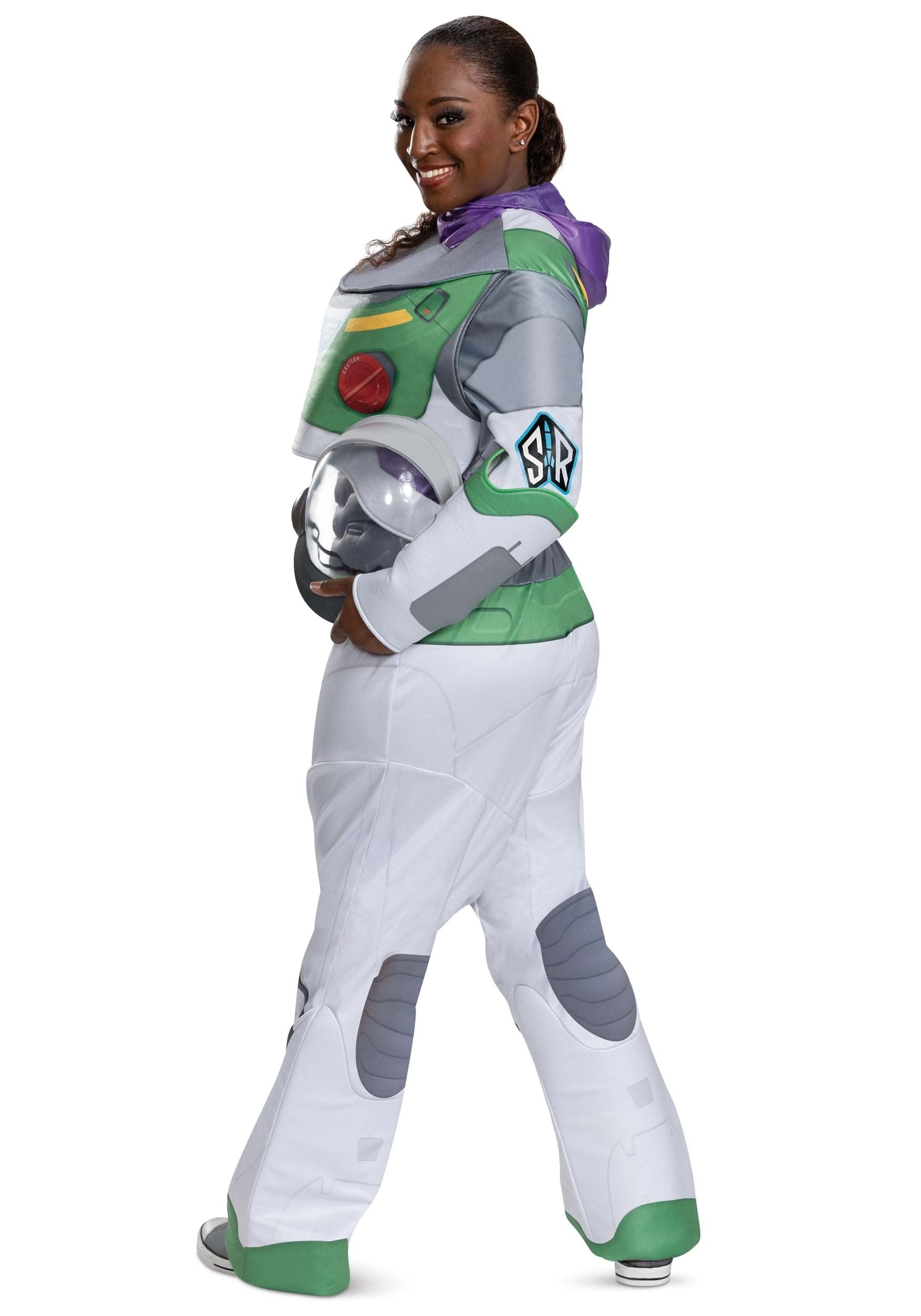 Disguise mens Disney Pixar Lightyear Buzz Space Ranger Costume, Official Disney Lightyear Outfit Adult Sized Costumes, As Shown, Men s Size Large 42-46 US