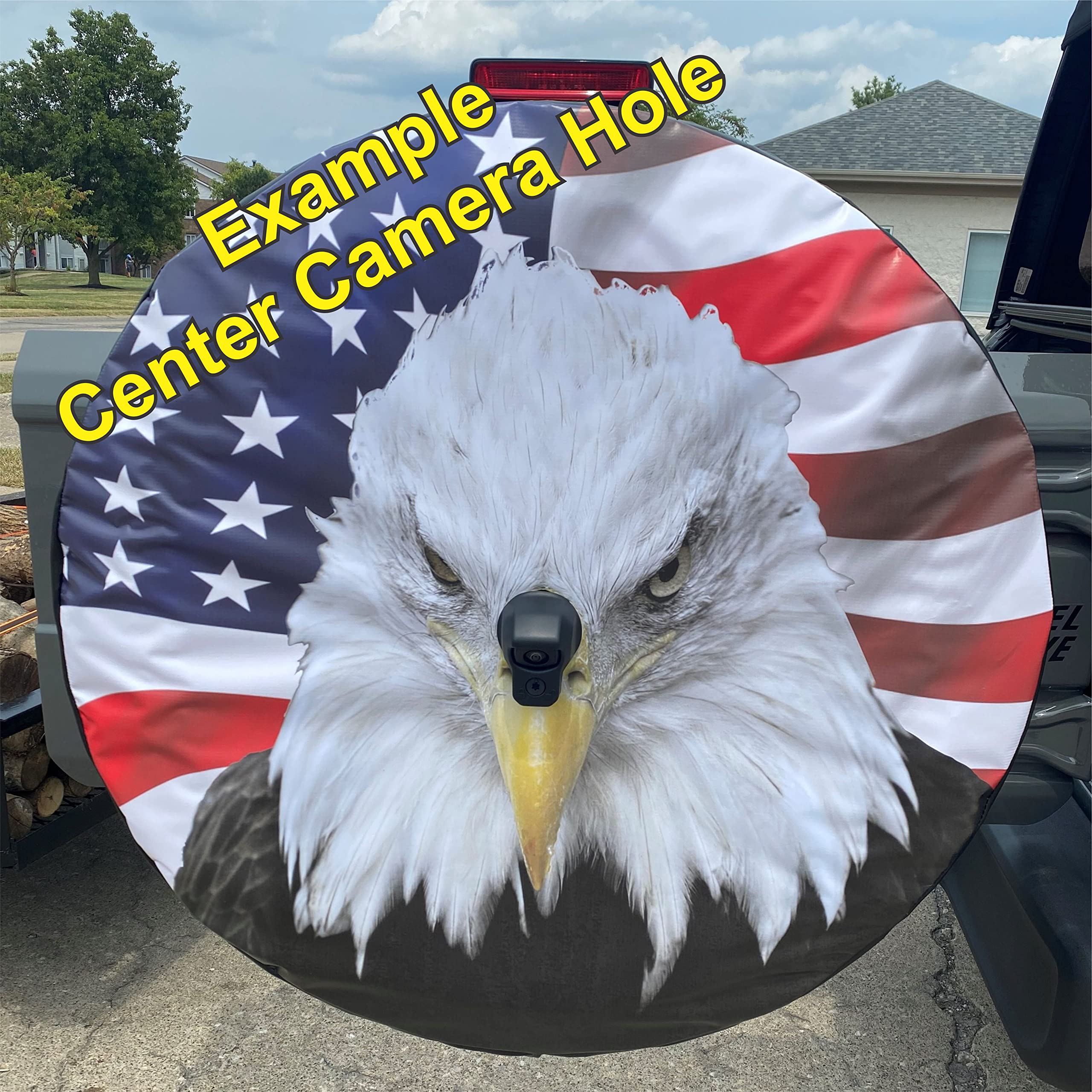 Tire Cover Central Paws Love Green Tie Dye Spare tire Cover (Custom Made to Your tire Size-See menu)