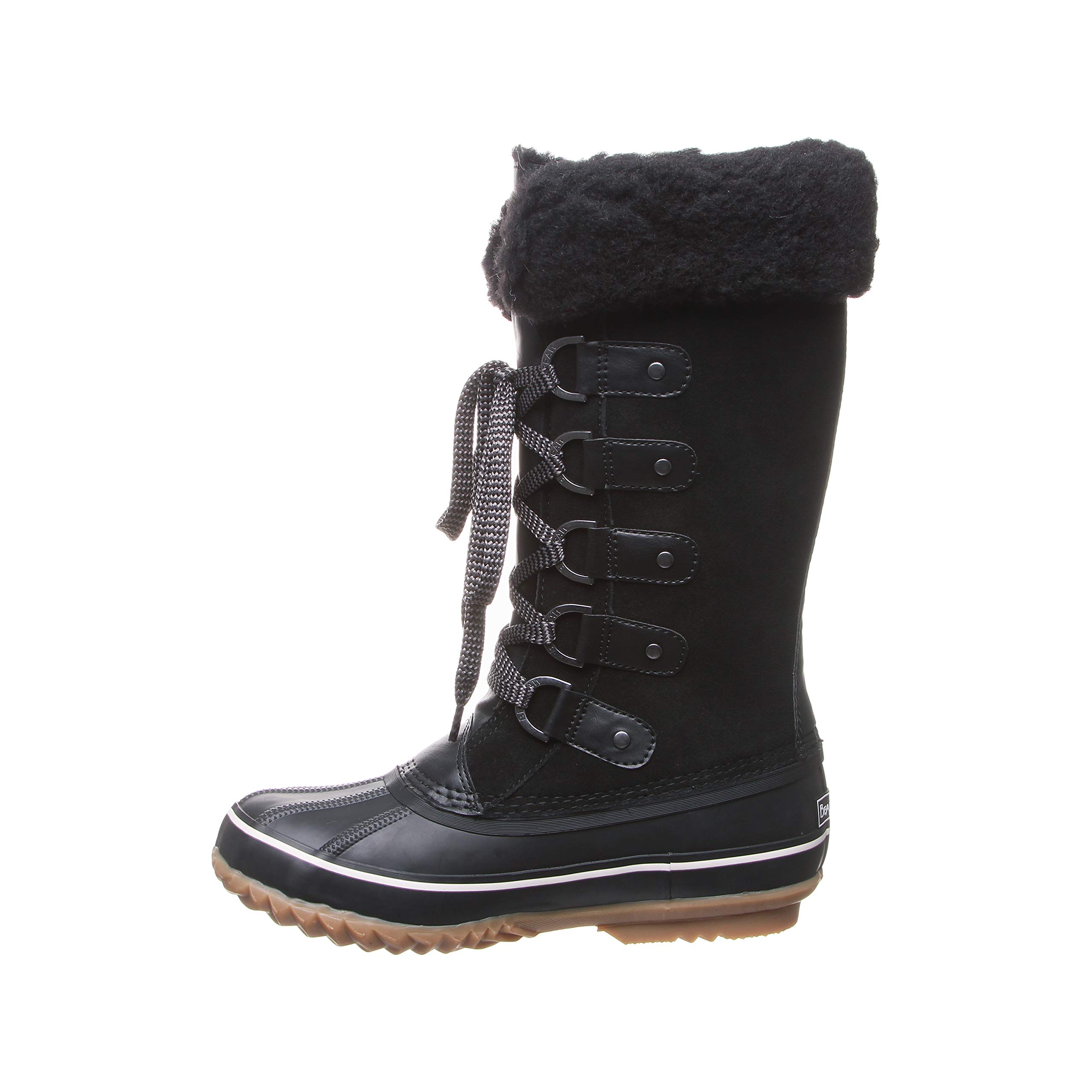 Bearpaw Snow Boots, Black Black Ii 011, 10 US Unisex Little Kid