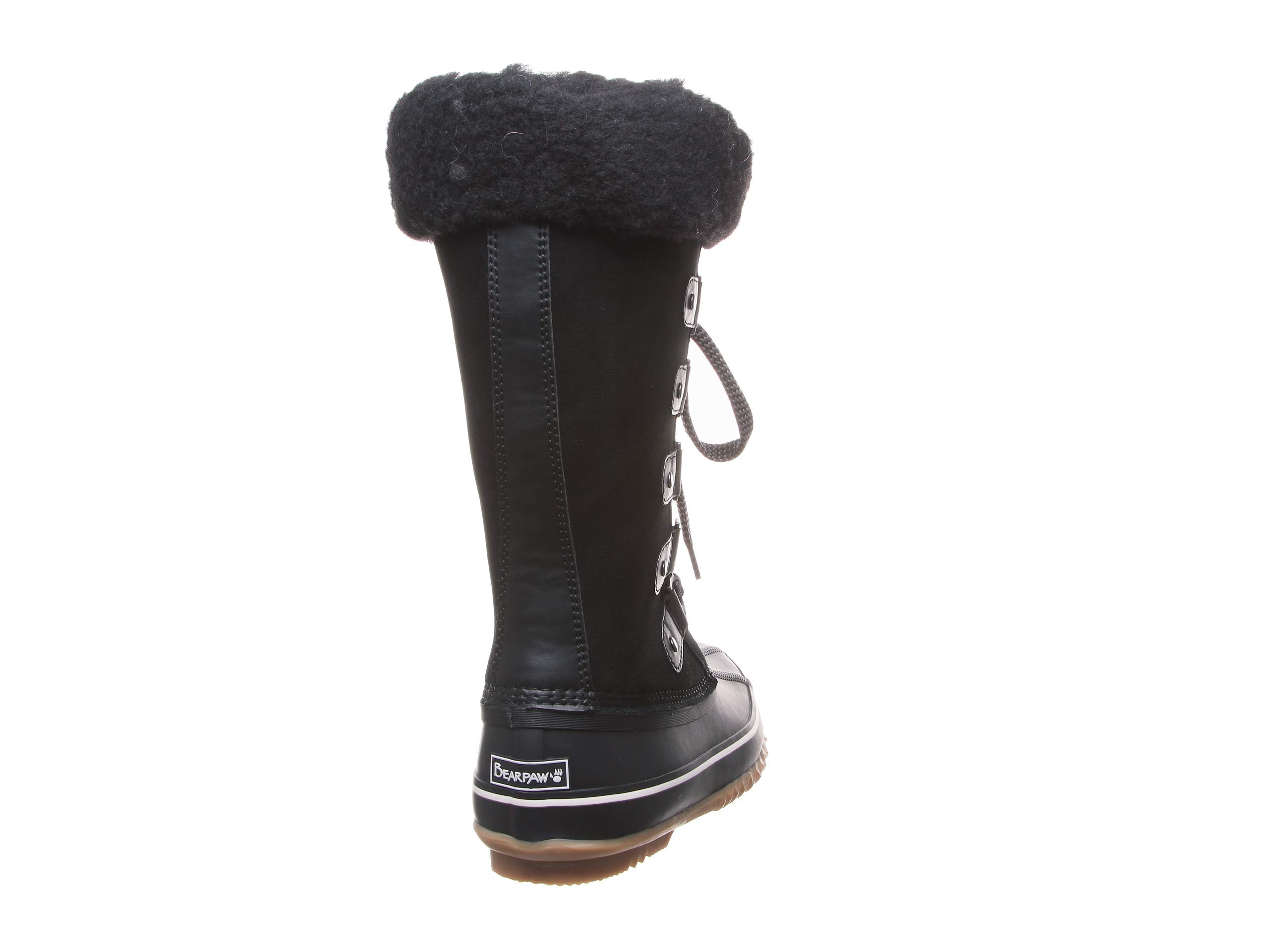 Bearpaw Snow Boots, Black Black Ii 011, 10 US Unisex Little Kid
