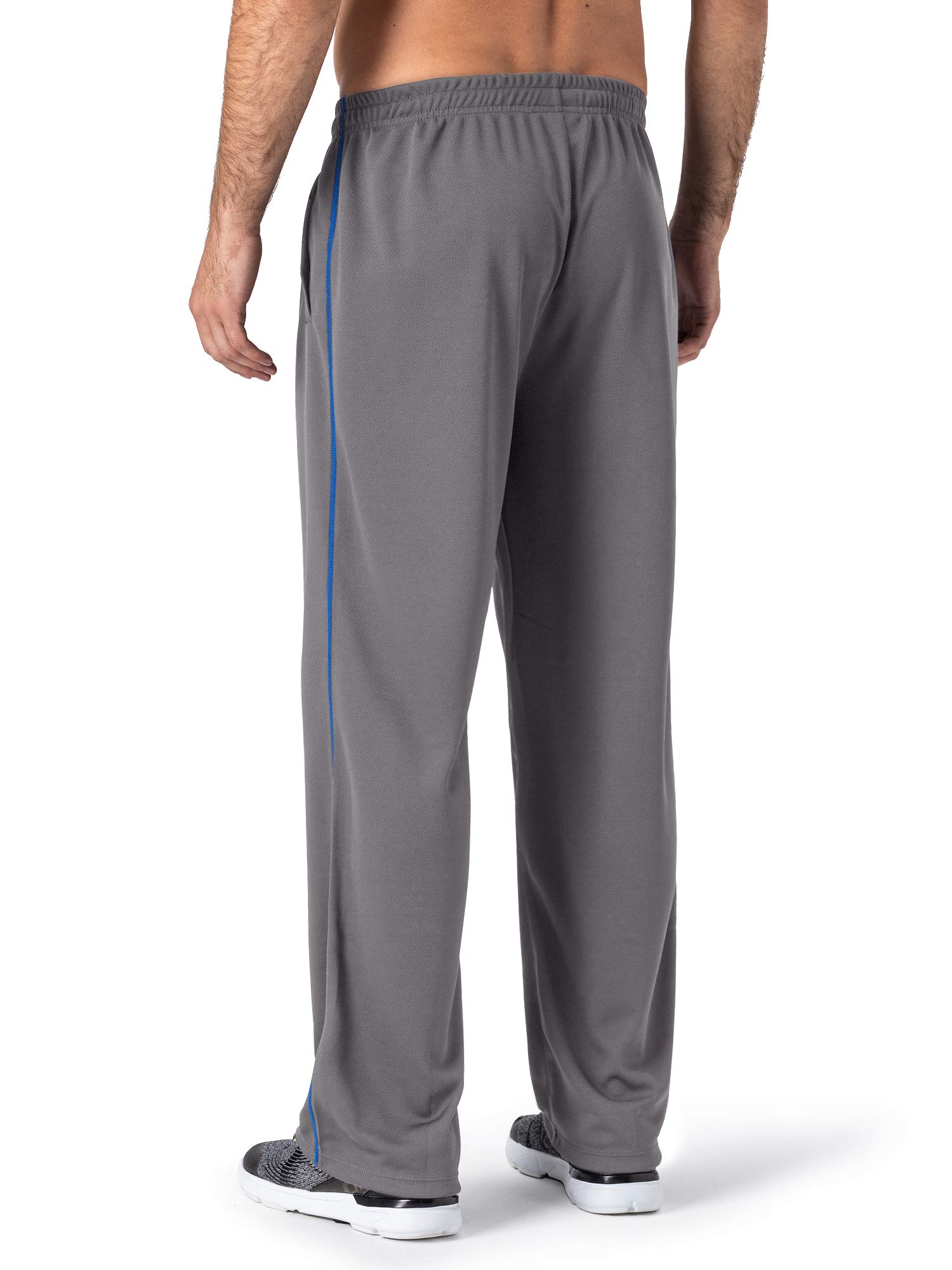 MAGNIVIT Men's Loose-Fit Hip Hop Drawstring Pants Causual Elastic Waist Sweatpants Grey