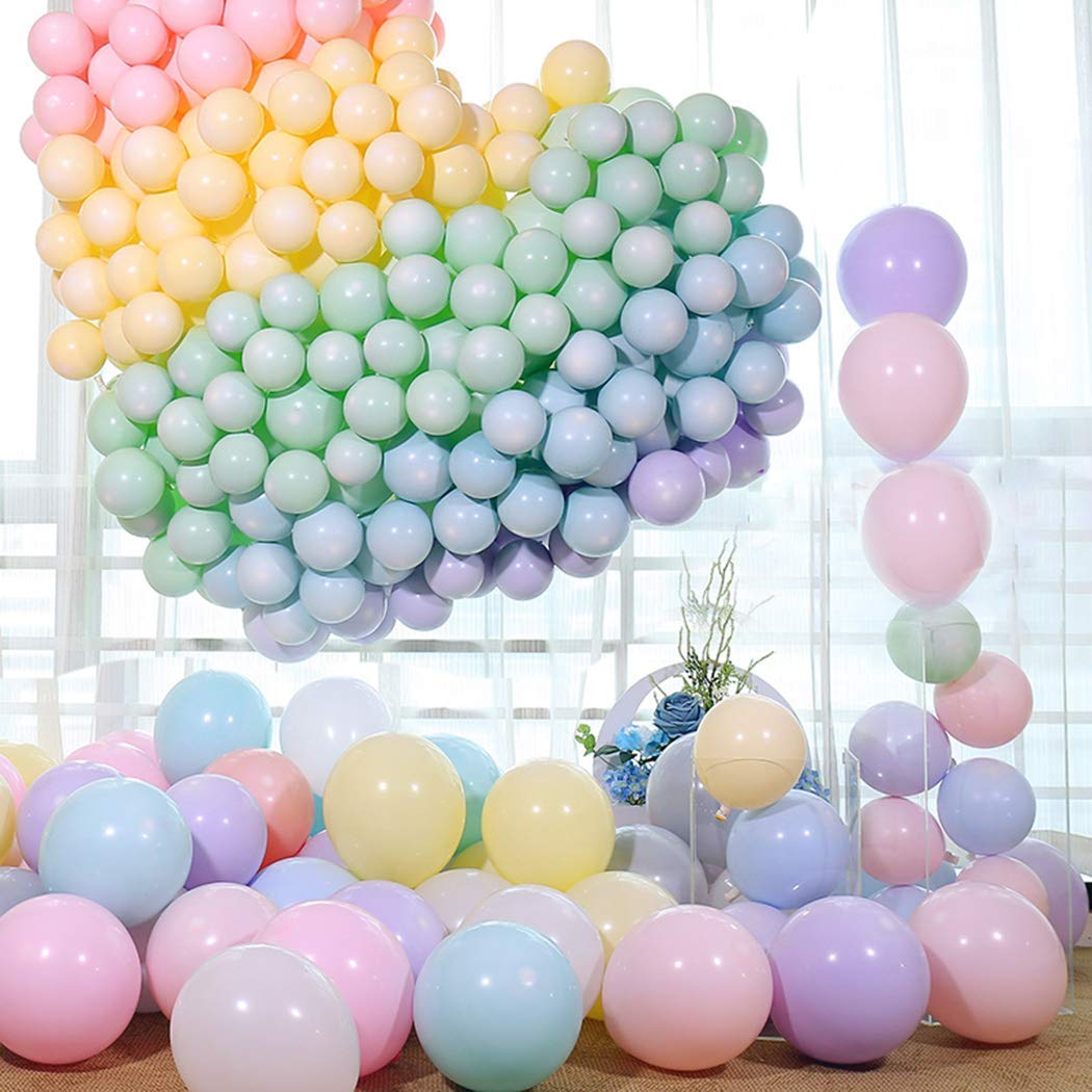 BEISHIDA 100 Pack 10 Inch Thicken Light Blue Balloons,Large Macaron Blue Latex Helium Balloons For Birthday Wedding Reception Bridal Shower Party Decorations Supplies