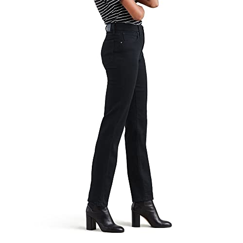 Levi's Women's 724 High Rise Straight Jeans, Soft Black, 27 Regular