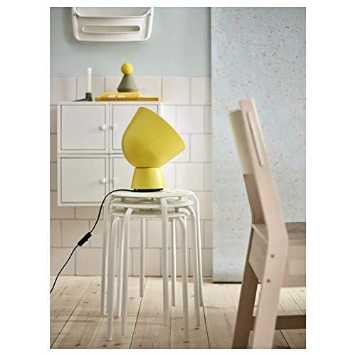 Ikea Marius Steel, Epoxy Powder Coating Stool (White), Set of 1